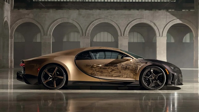 Încă un Bugatti unic: Chiron Super Sport Golden Era